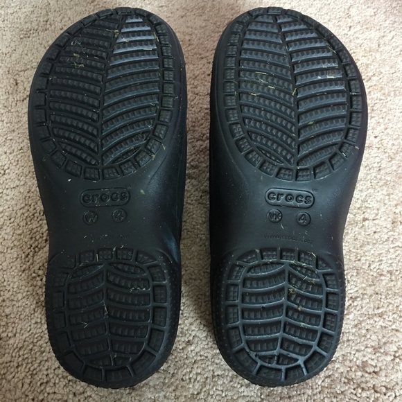 CROCS | Shoes | Black And Cheetah Print Fuzzy Crocs | Poshmark